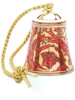 Versace Medusa Garland Porcelain Bell - Red