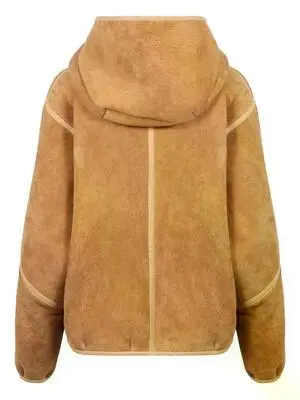 SALVATORE SANTORO Shearling-trim Suede Jacket