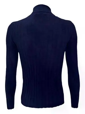 LA ROSE Ribbed Pullover - Blue