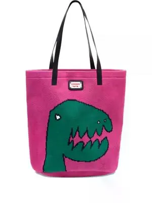 CHARLES JEFFREY Dinosaur-print Tote Bag