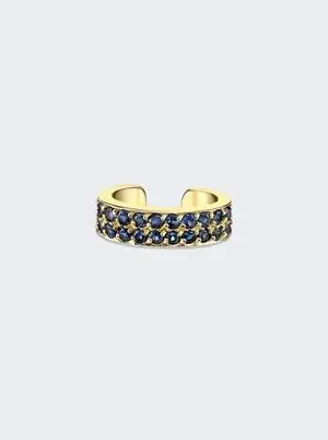 ANITA KO Two Row Sapphire Ear Cuff - Yg