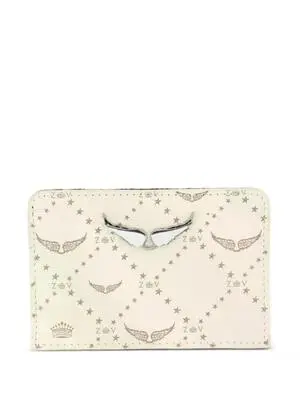 Zadig&Voltaire Zv Pass Monogram Card Case - Neutrals