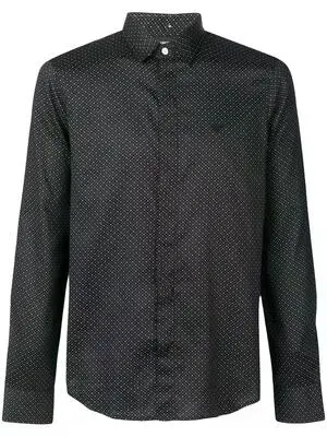 Emporio Armani Polka Dot Pattern Shirt