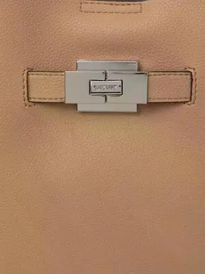 Dkny Buckle-detail Tote Bag - Brown