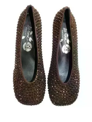 LA ROSE 50mm Crystal-embellished Pumps