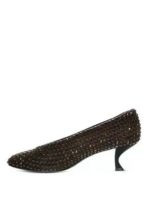 LA ROSE 50mm Crystal-embellished Pumps