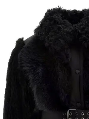 Moncler Valdivian Shearling Faux Fur Jacket