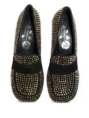 LA ROSE 50mm Crystal-embellished Pumps