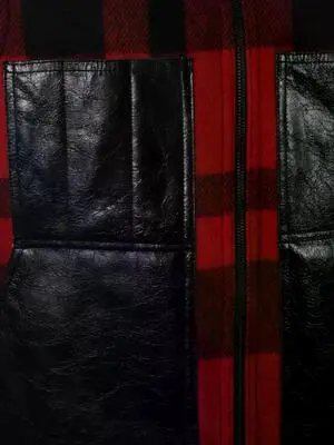Junya Watanabe Panelled Gilet - Red