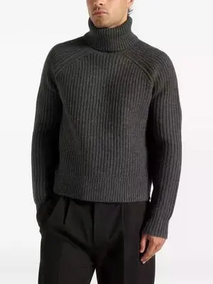 Manière De Voir Rudy Roll-neck Chunky-knit Sweater