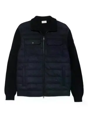 Moncler Padded Front Panel Zip Sweater