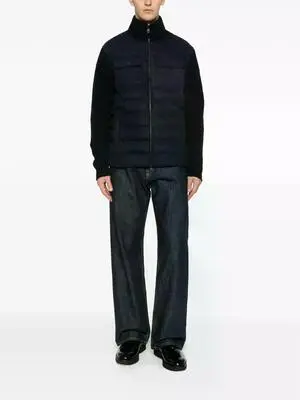 Moncler Padded Front Panel Zip Sweater