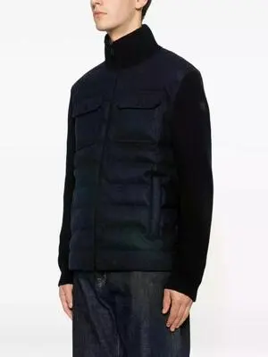Moncler Padded Front Panel Zip Sweater