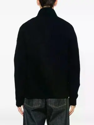 Moncler Padded Front Panel Zip Sweater