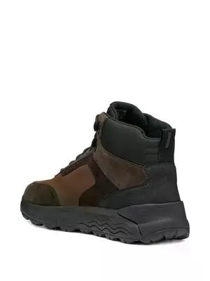 Geox Spherica 4x4 Abx Lace-up Panelled Boots