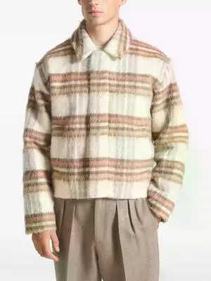 Manière De Voir Checked Jacket - Neutrals
