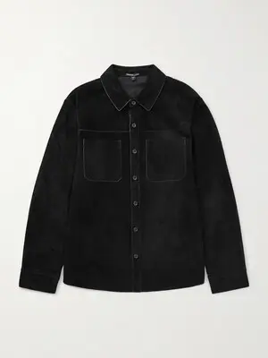JAMES PERSE Suede Shirt