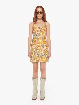 Alix Of Bohemia Addie Dress Topaz Flower - Orange