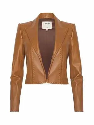 L'Agence Dulcie Leather Blazer