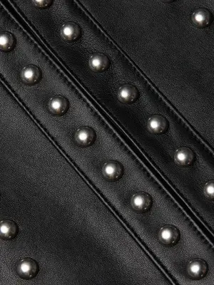 L'Agence Fia Studded Leather Jacket