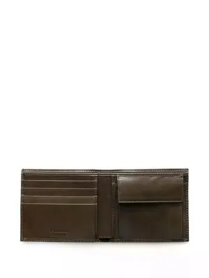 Prada Triangle Logo Leather Wallet