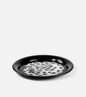 FORNASETTI High Fidelity Iron Decorative Tray - Black