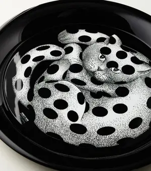 FORNASETTI High Fidelity Iron Decorative Tray