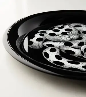 FORNASETTI High Fidelity Iron Decorative Tray
