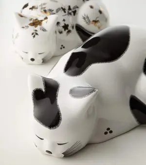 FORNASETTI Cat Ceramic Decorative Object
