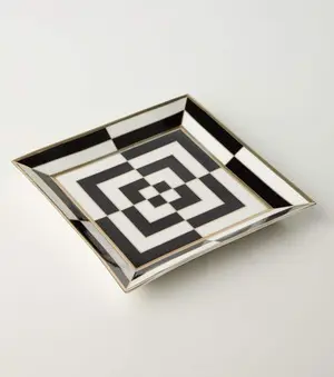 Jonathan Adler Op Art Porcelain Tray