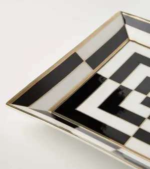 Jonathan Adler Op Art Porcelain Tray