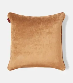 Etro Pegaso Embroide Velvet Cushion - Red