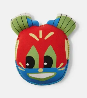 Loewe X Louis Wain Wool Jacquard Cushion - Multicoloured