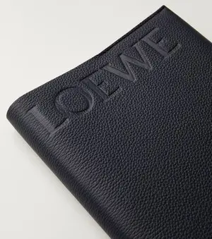Loewe Debossed Leather Notebook