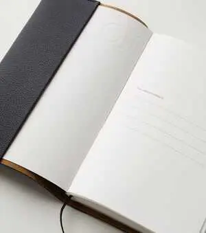 Loewe Debossed Leather Notebook