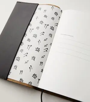 Loewe X Louis Wain Leather Notebook