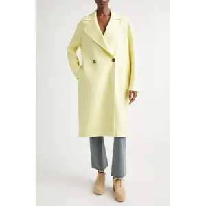 Stella McCartney Iconic Wool Coat - Sherbet Yellow