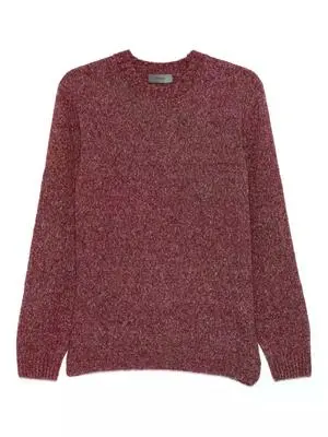 FERRANTE Crew-neck Sweater - Red