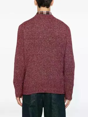 FERRANTE Crew-neck Sweater - Red