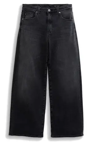 Ag Saige Mid-rise Ankle Wide-leg Jeans - Nebula