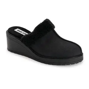 MUK LUKS Sophia Wedged Mule - Black