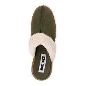 MUK LUKS Sophia Wedged Mule - Olive