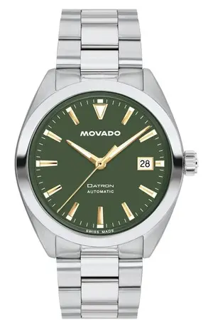 Movado Datron Automatic Bracelet Watch - Green