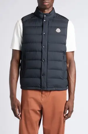 Moncler Barthe Down Puffer Vest - Black
