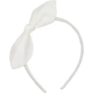 CUCLIE Bow Headband Ivory