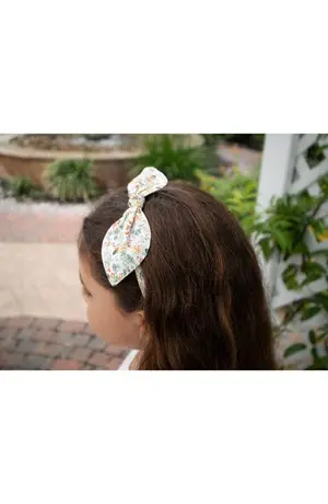 CUCLIE Bow Headband - Yellow Multi