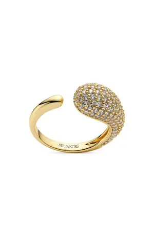SIF JAKOBS JEWELLERY Goccia Piccolo Ring - 18k Gold Plated