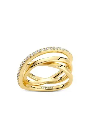 SIF JAKOBS JEWELLERY Spirale Ring - 18k Gold Plated