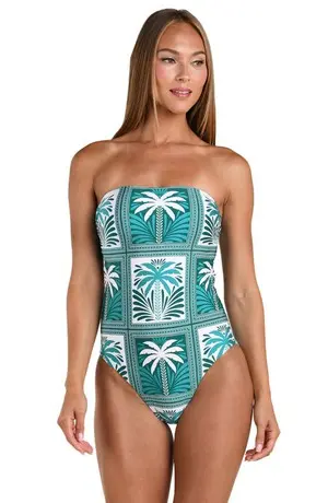 SUNSHINE 79 Patchwork Palms One-piece Swimsuit