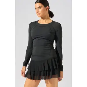 Ruffle Performance Tops For Women